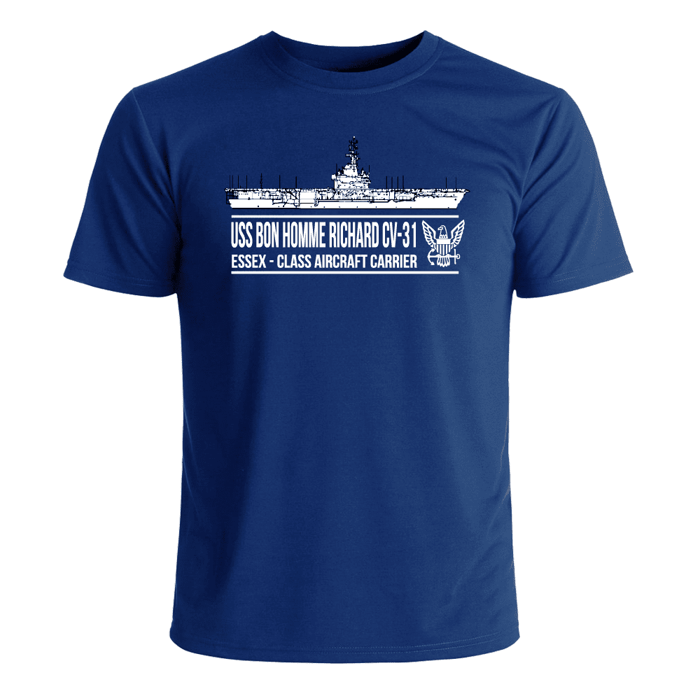 USS Bon Homme Richard CV-31 T Shirt – US Troop Gear, Inc.
